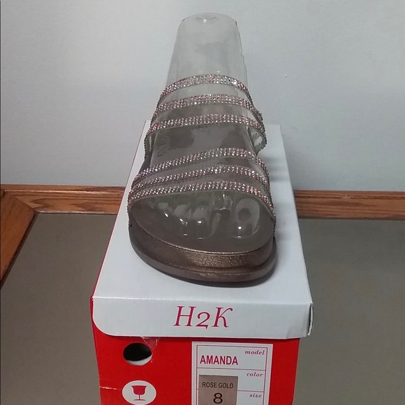 Shoes | H2k Rhinestone Sandal | Poshmark